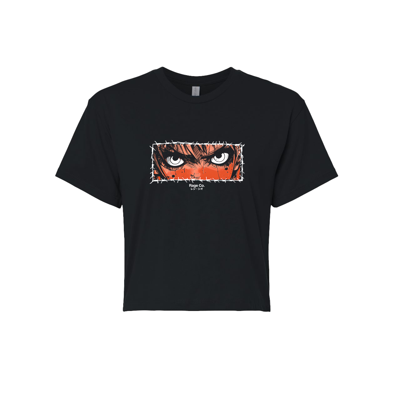 Eyes Crop Tee – 𝑅𝐴𝐺𝐸 𝑪𝒐.